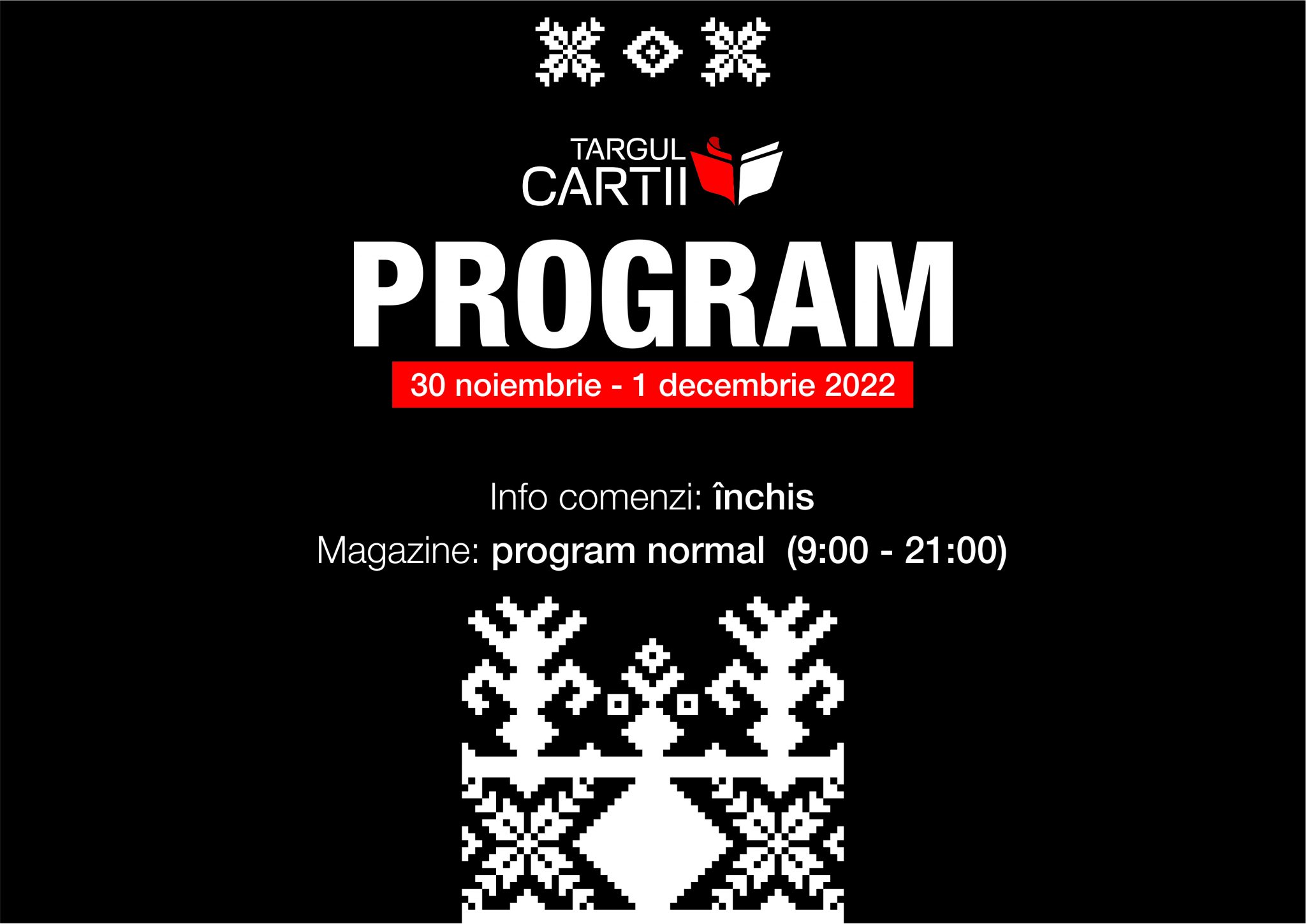 Program de functionare in perioada 30 noiembrie – 1 decembrie 2022 ...